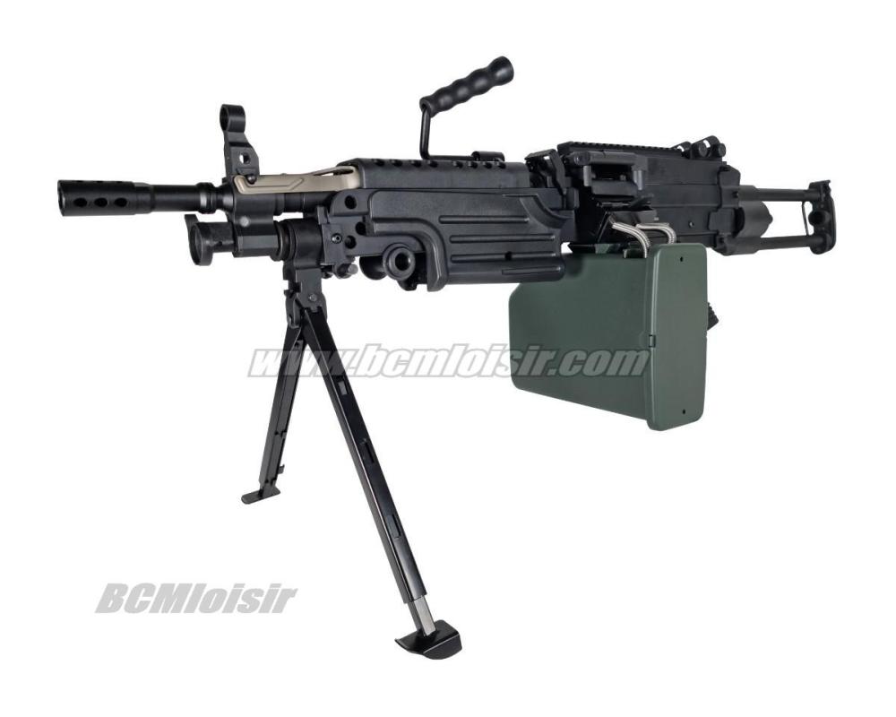 Minimi M249 Paratrooper FN Herstal AEG avec Ammobox